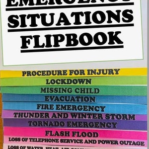 Flipbook for Emergency Situations - Etsy