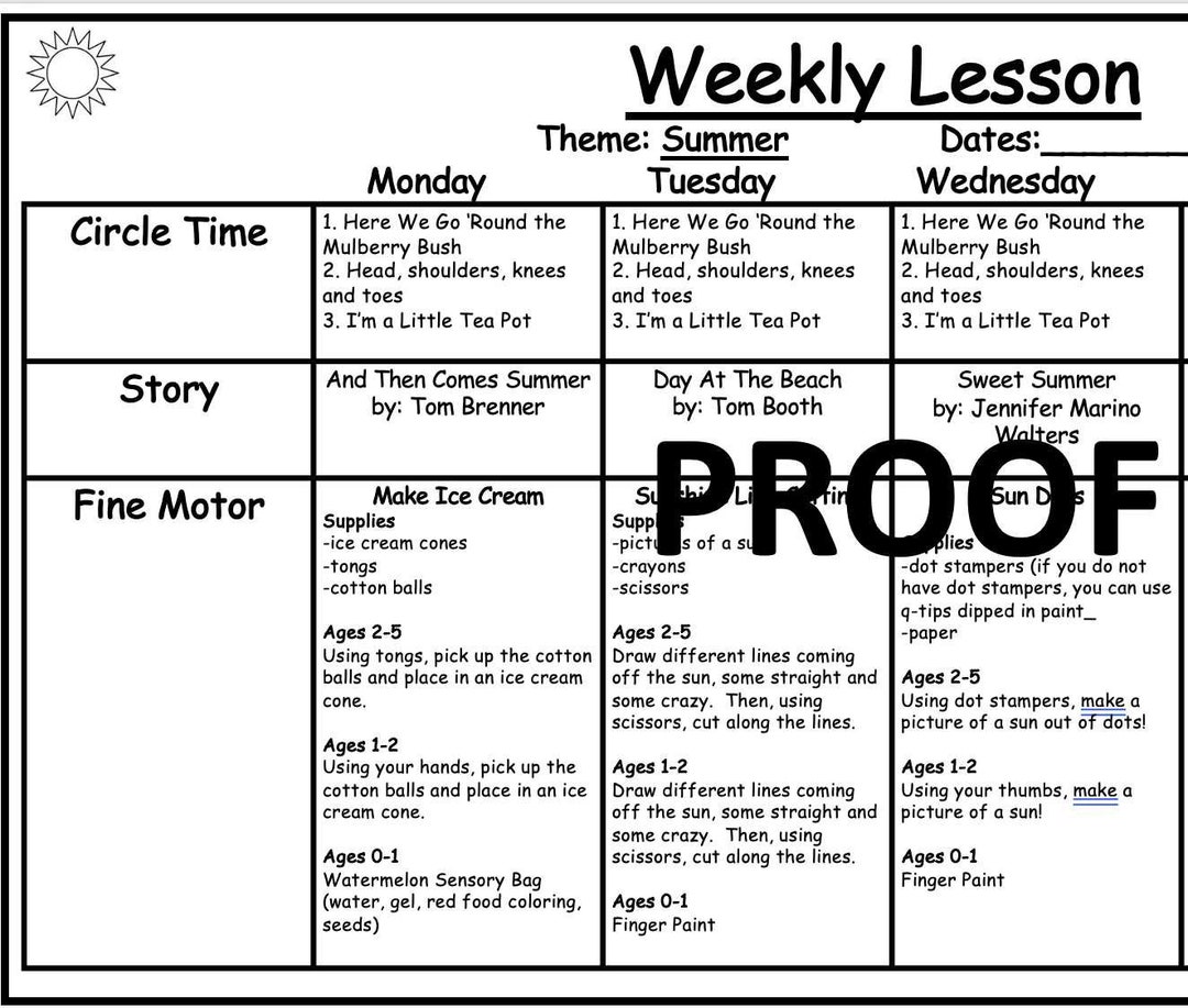 Summer Camp Mixed-age Lesson Plans - Etsy