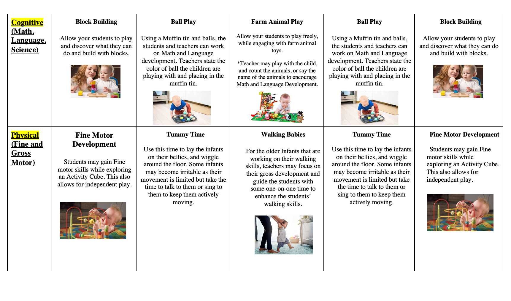 October Infant Lesson Plans - Etsy