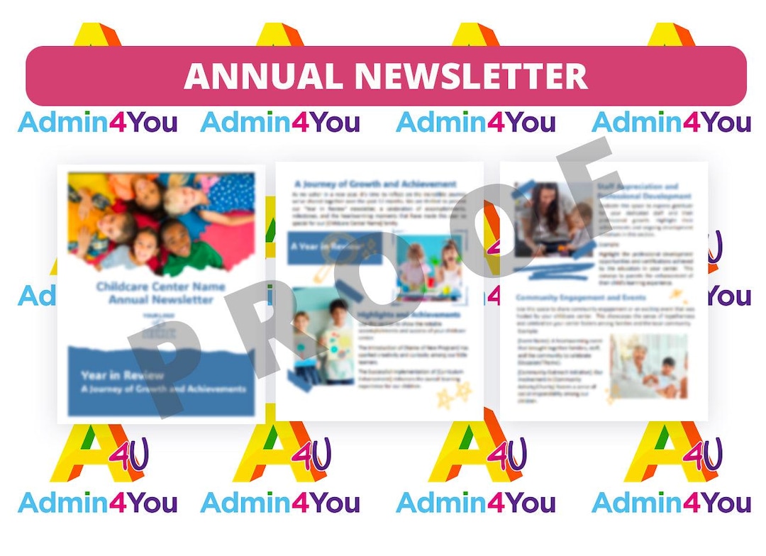 Annual Newsletter Template for Year in Review: A Journey of Growth and ...