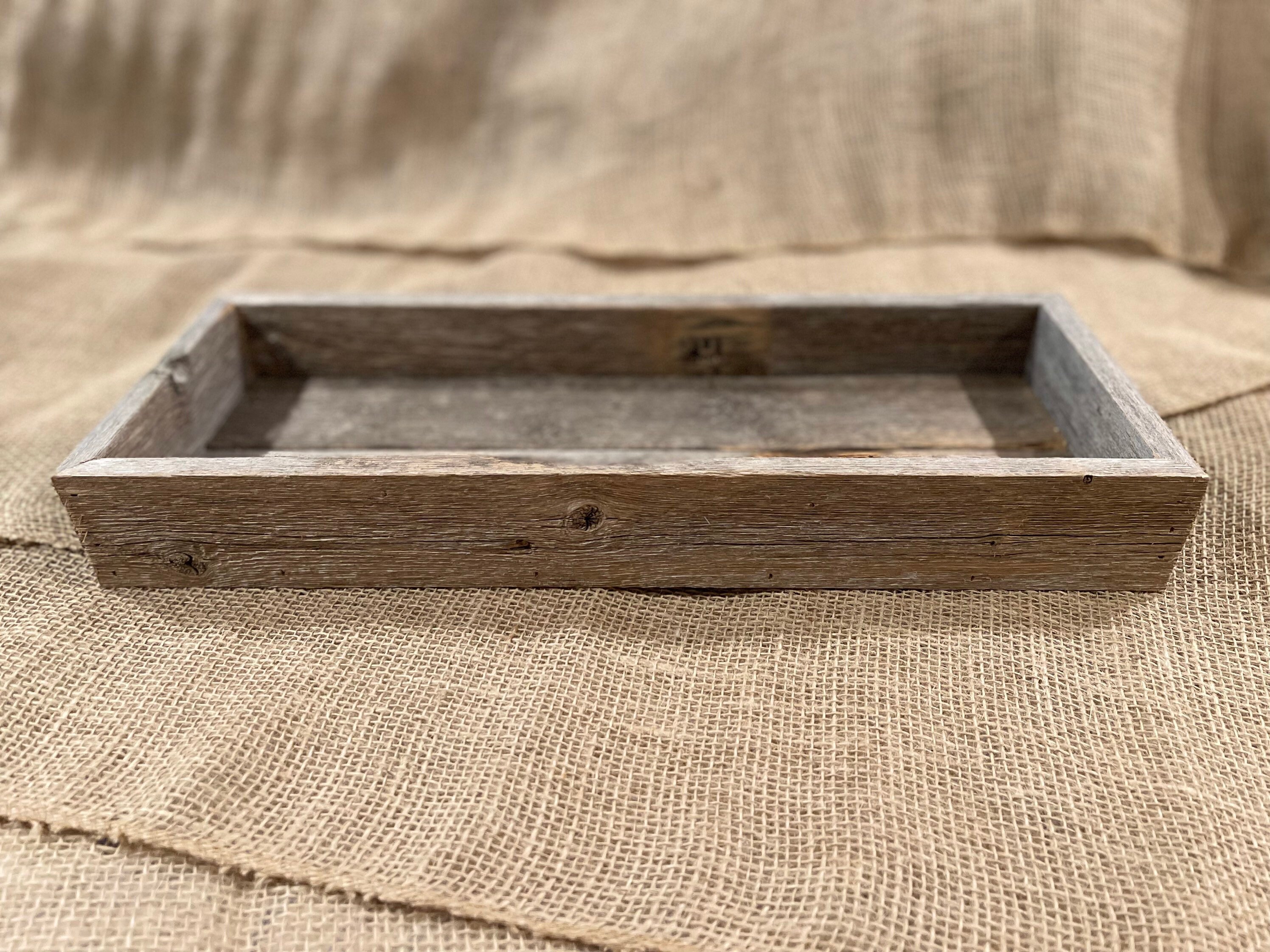 19" Rustic Barnwood Display Box - Etsy