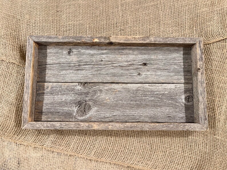 15" Rustic Barnwood Display Box - Etsy