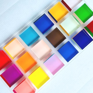 Acrylic Block Wall Art Panel: 3D Geometric Cube Decor, Customizable ...