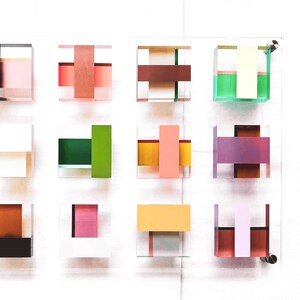 Large Wall Art. 3d Installation, Unique Design on Acrylic Panel With ...