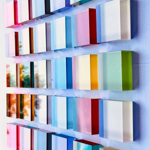 Handcrafted Plexiglass Cube Wall Art: 3D Geometric Decor - Etsy
