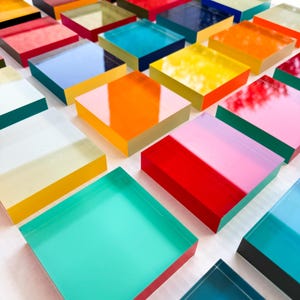 Handcrafted Plexiglass Cube Wall Art: 3D Geometric Decor - Etsy