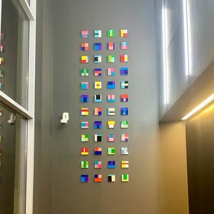 Acrylic Block Wall Art: Geometric Design, Set of 6 - Etsy
