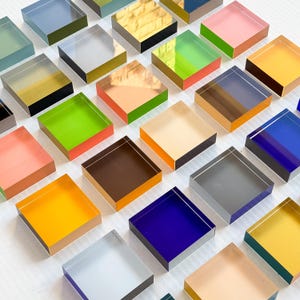 Handcrafted Plexiglass Cube Wall Art: 3D Geometric Decor - Etsy