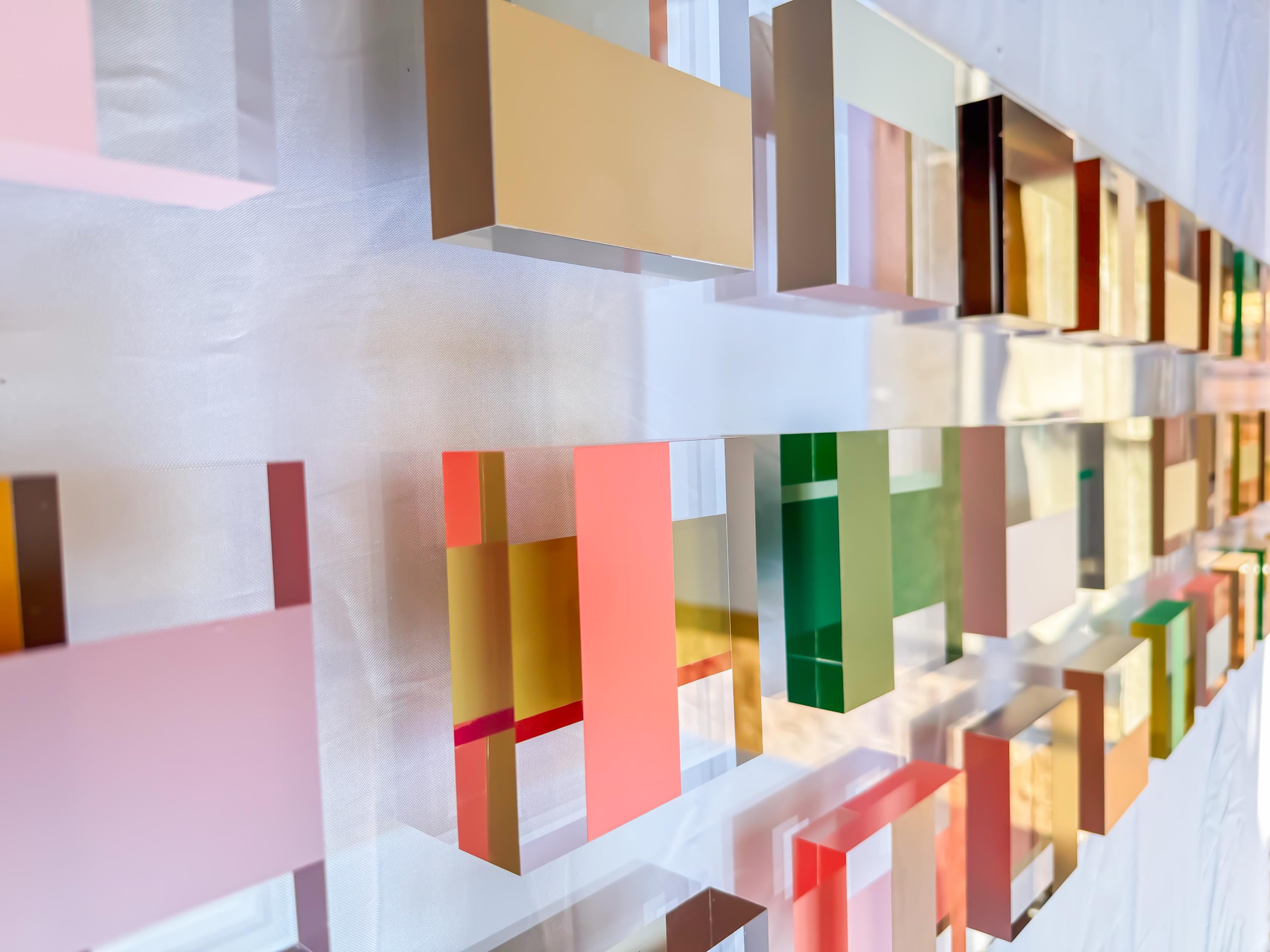 3D Acrylic Block Wall Art, Modern Geometric Sculpture. Luxury ...