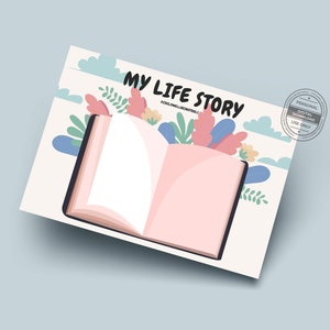 My Life Journal Timeline PRINT Printable Worksheet Children Kids ...