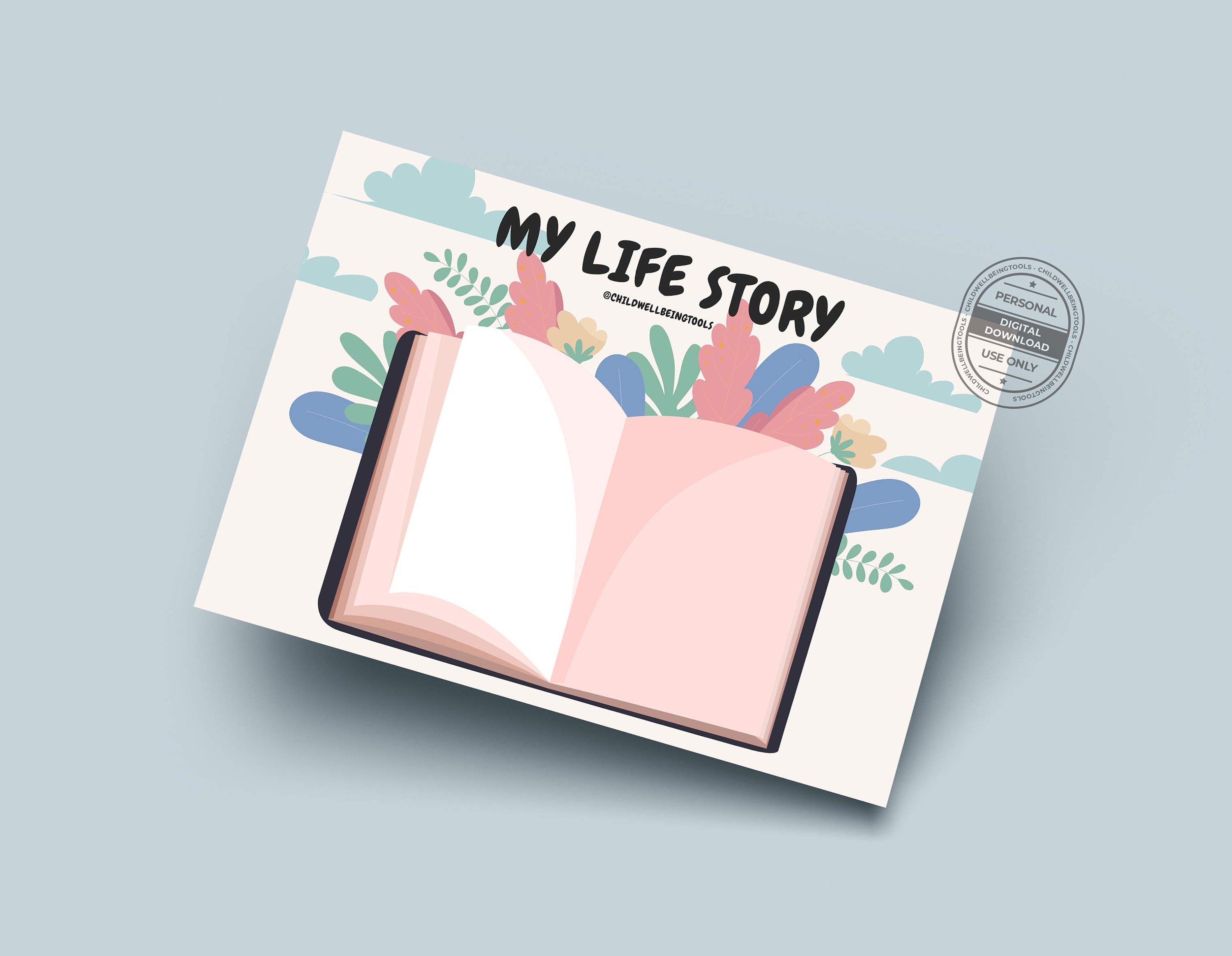 My Life Journal Timeline PRINT Printable Worksheet Children Kids ...