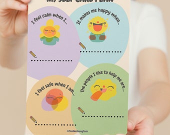 SCALING FEELINGS Printable Chart Worksheet Planner for Kids - Etsy UK