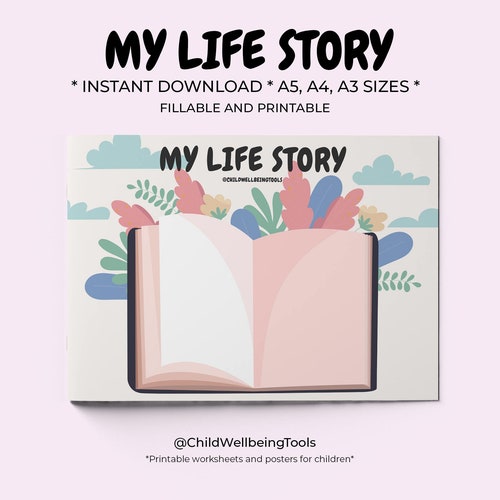 MY LIFE TIMELINE Printable Worksheet Kids Journal Insert - Etsy UK