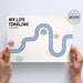 Kids Life Timeline Worksheet, Self Reflection Activity (digital ...