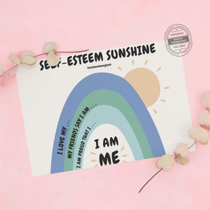 Self Esteem Self Love Printable Worksheet Planner Journal Insert ...