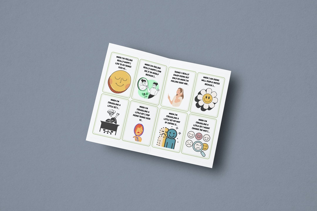 Safety Planning Card Game GAME COPING SKILLS Game - Etsy