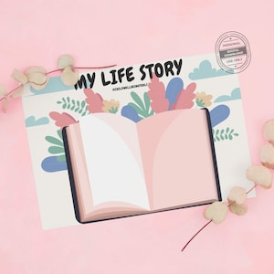 My Life Journal Timeline PRINT Printable Worksheet Children Kids ...