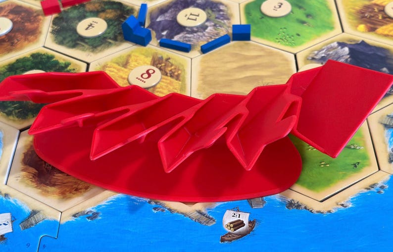 Catan Resource Card Bank | Board Game Card Stand - Etsy