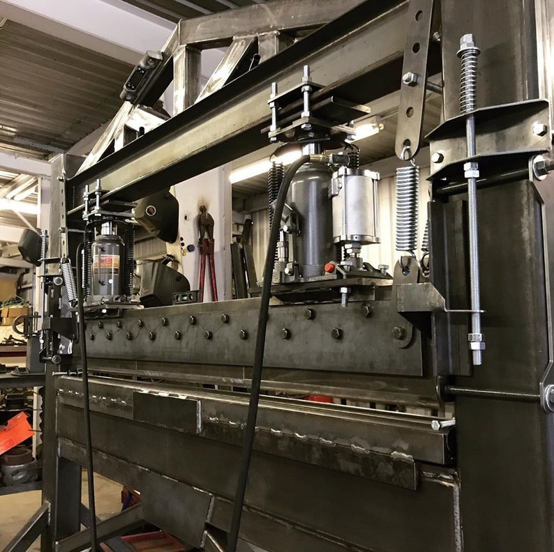 36 Inch Hydraulic Press Brake - DXF Files and Build Plans - DIGITAL ...