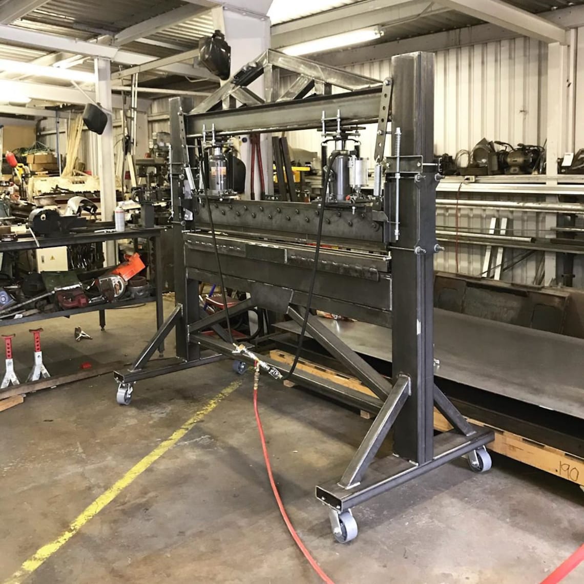 DXF Files and Build Plans - 63 Inch Hydraulic Press Brake - DIGITAL ...
