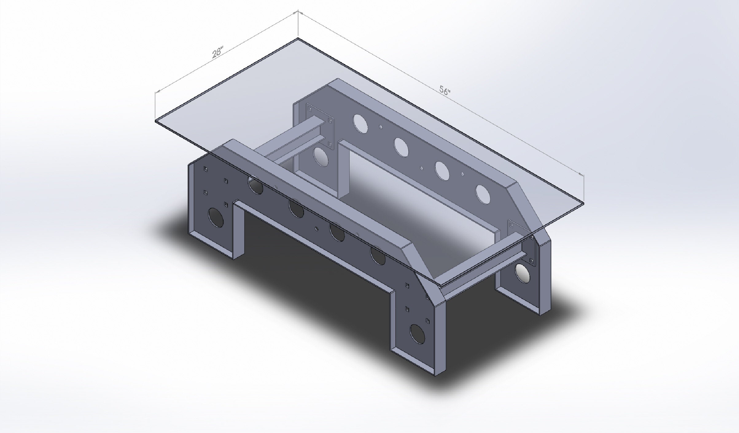 Industrial Coffee Table DXF Files and Build Plans - DIGITAL FILE - Etsy