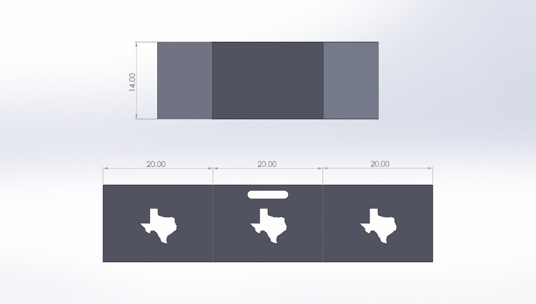 Texas Themed Firepit DXF Files - Etsy