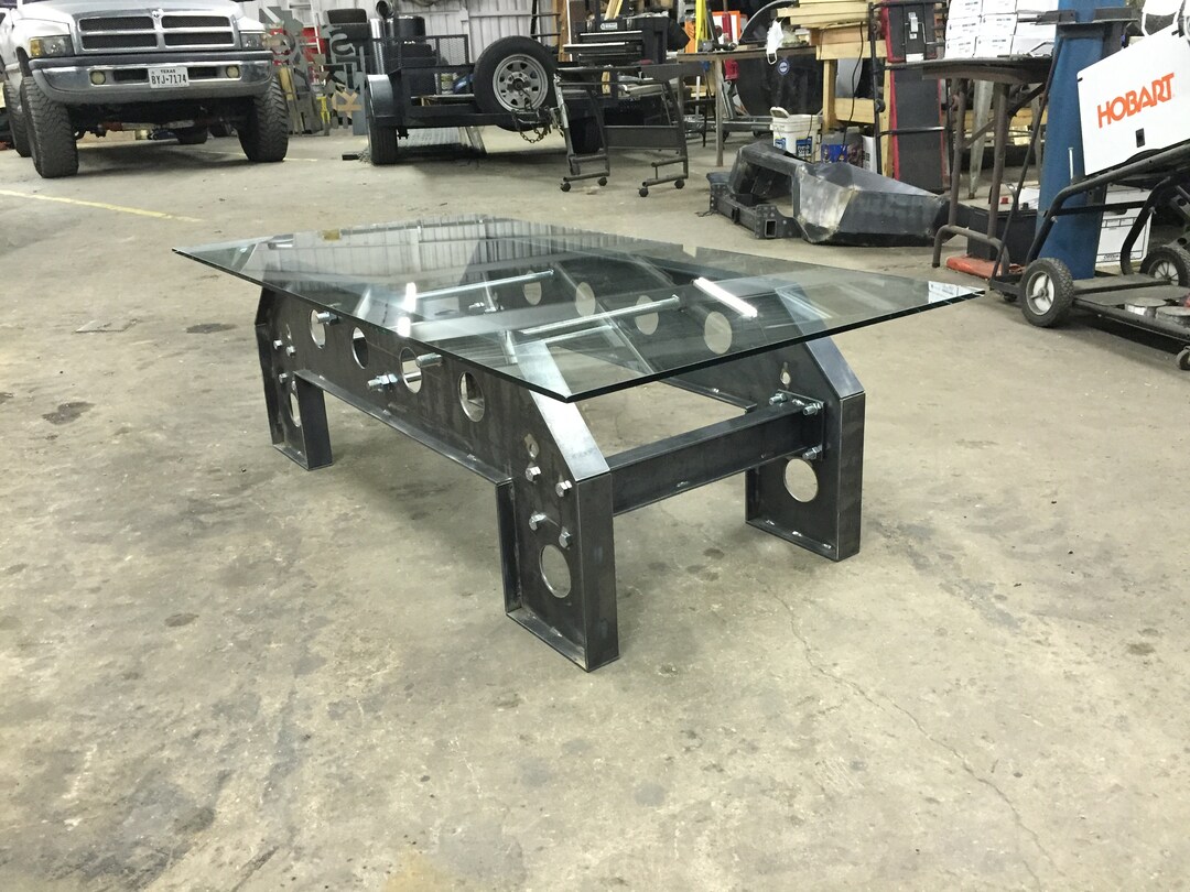 Industrial Coffee Table DXF Files and Build Plans - DIGITAL FILE - Etsy