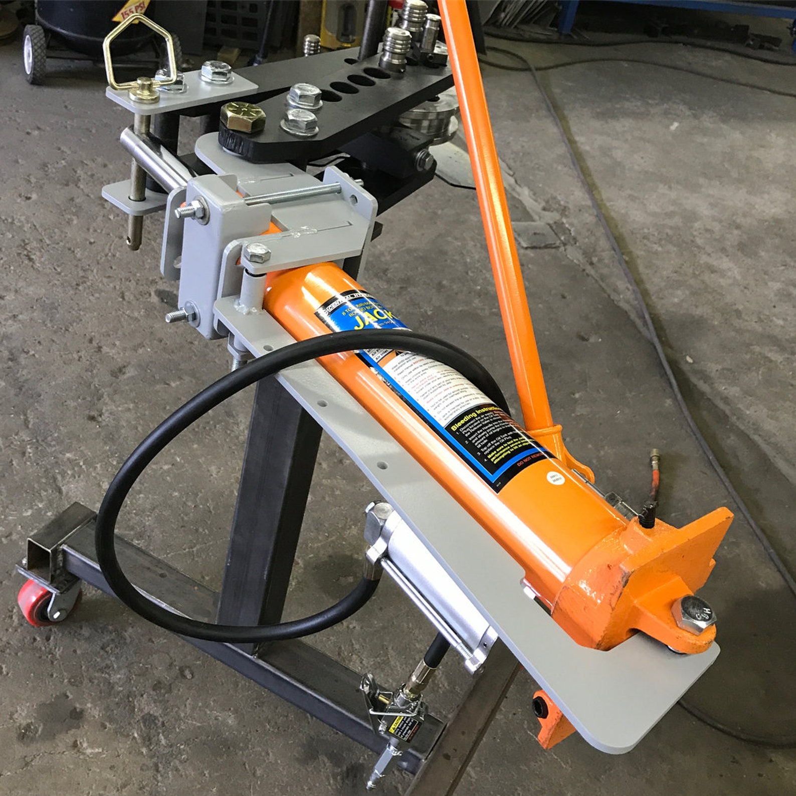 DXF Files & Drawings - Hydraulic Conversion Using 8 Ton Air Over ...