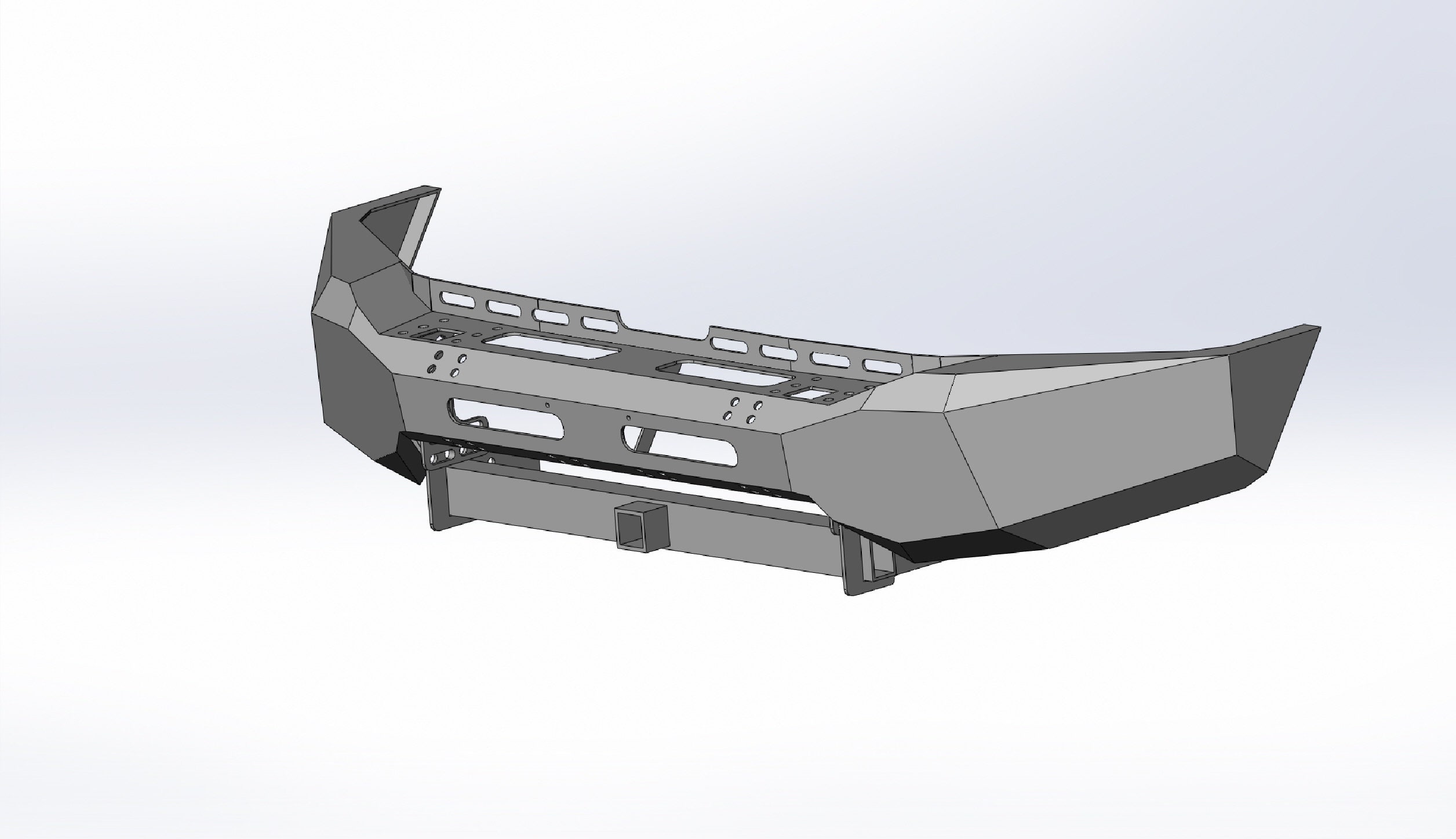 DXF Files - 2nd Gen Dodge Ram 2500 3500 Cummins Front Bumper - DIGITAL ...