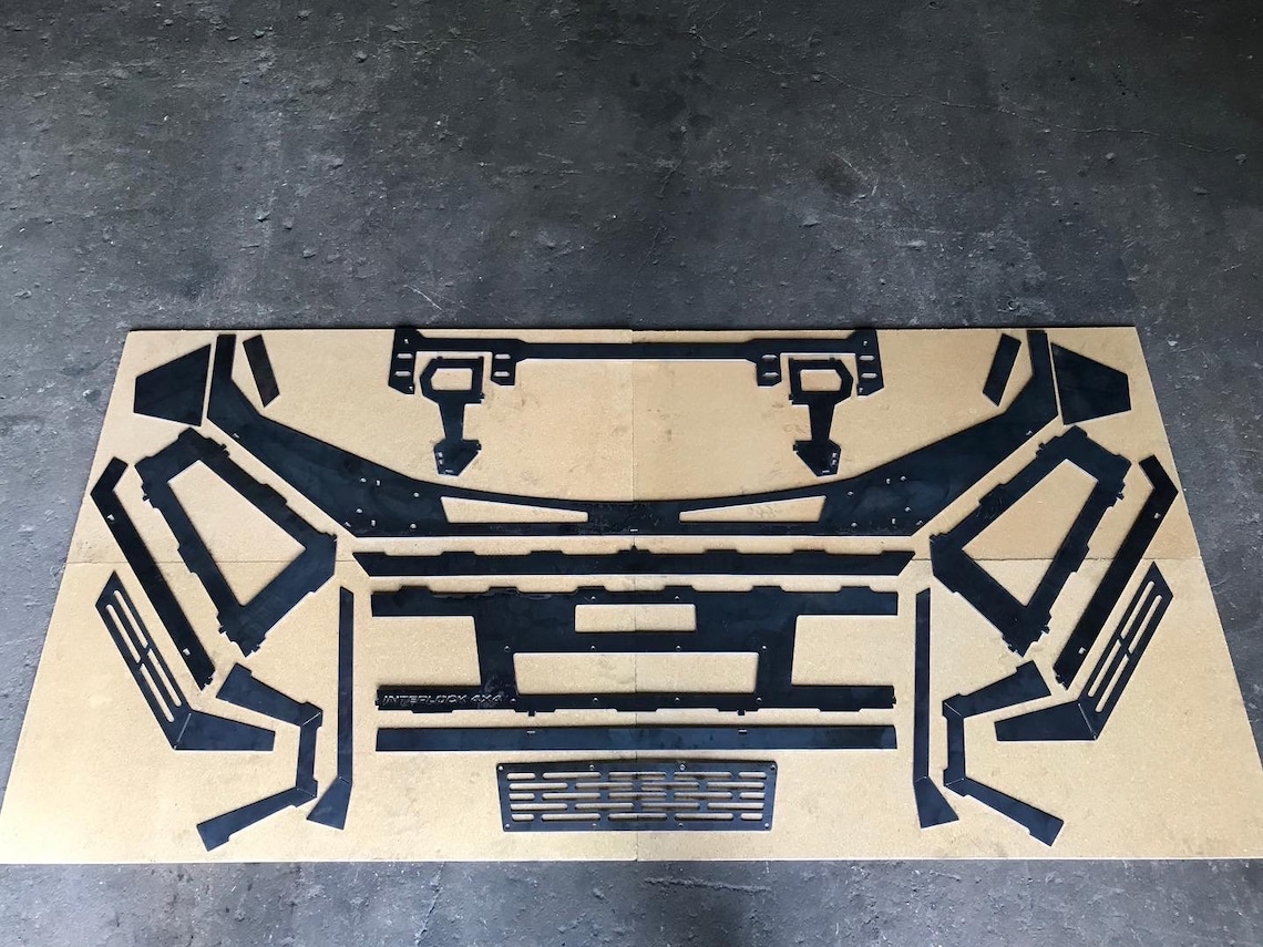 2017 to 2022 Ford F250 F350 Custom Front Bumper DXF Files - DIGITAL ...