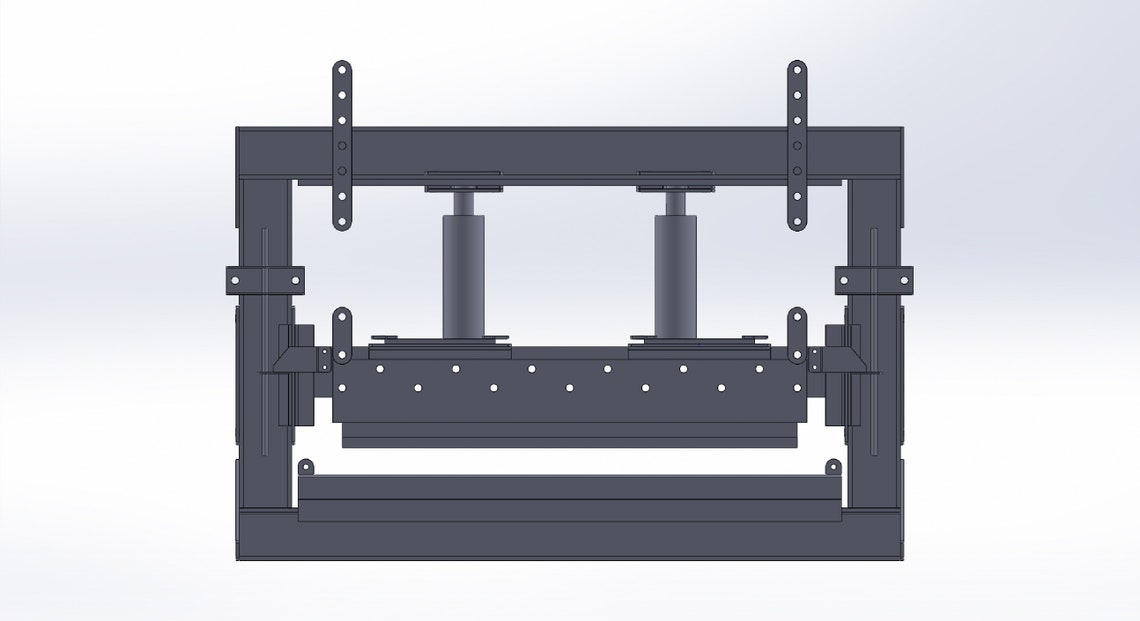 36 Inch Hydraulic Press Brake - DXF Files and Build Plans - DIGITAL ...