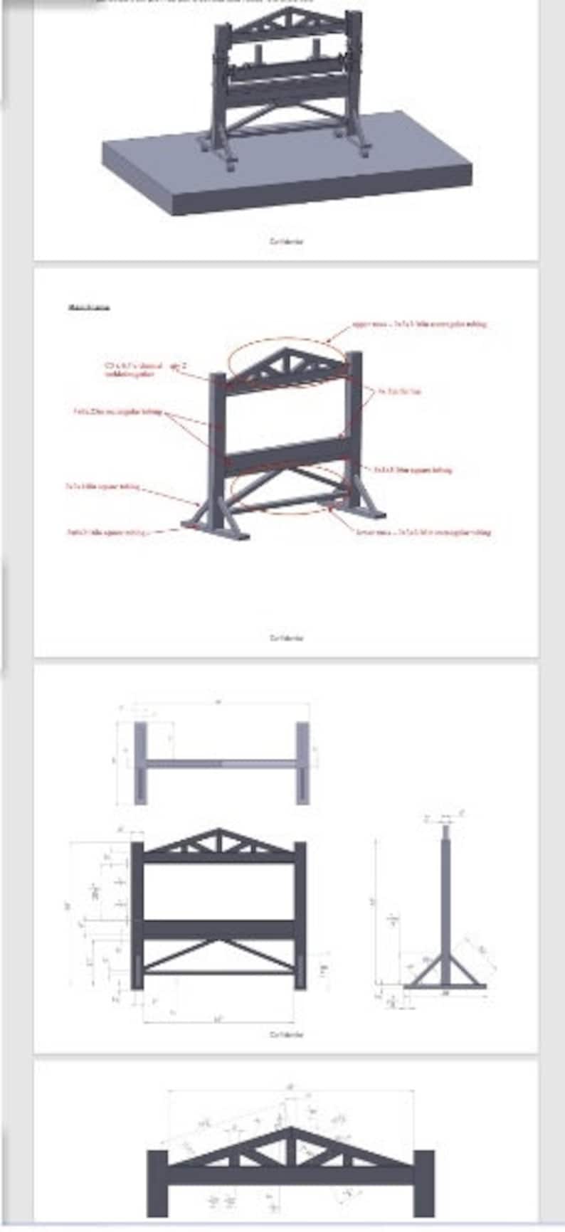 DXF Files and Build Plans - 63 Inch Hydraulic Press Brake - DIGITAL ...
