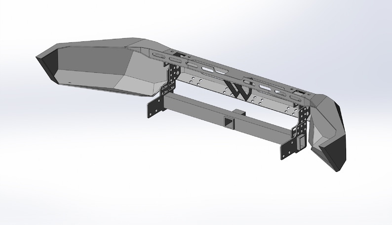 DXF Files - 2nd Gen Dodge Ram 2500 3500 Cummins Front Bumper - DIGITAL ...
