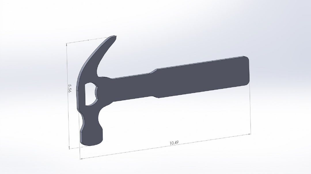 Hammer Bottle Opener DXF File - DIGITAL FILE - Etsy