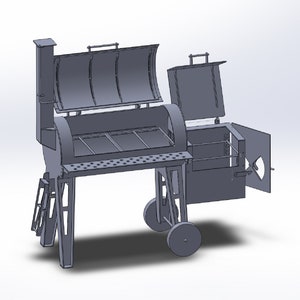 Build Your Own Smoker Pit - DXF Files and Build Plans - DIGITAL FILE - Etsy