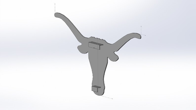 Longhorn Wall Sign DXF File - Etsy