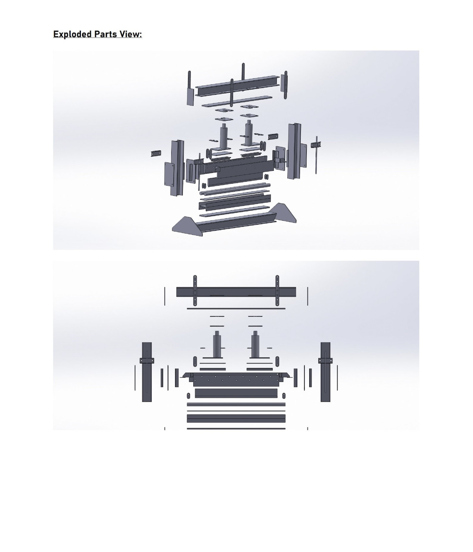 36 Inch Hydraulic Press Brake - DXF Files and Build Plans - DIGITAL ...