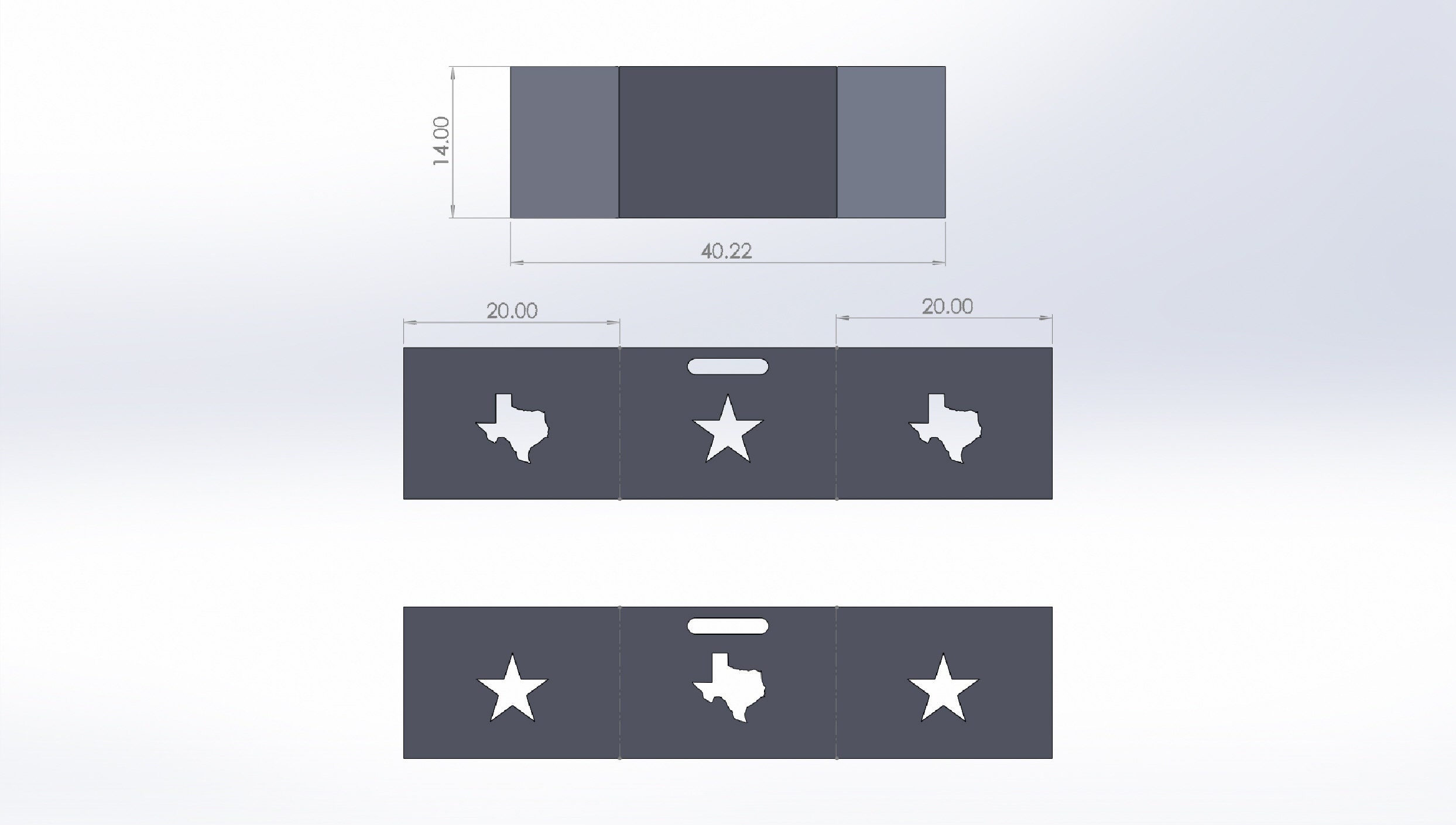 Texas and Stars Firepit DXF Files - DIGITAL FILE - Etsy