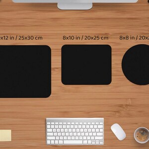 DIY Large Personalized Customized Print Desk Mat / Custom Desk Mat Desk ...