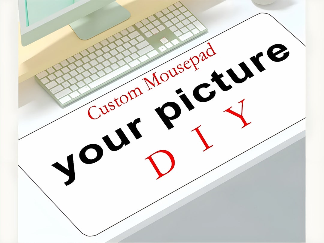Personalized Custom Print Large XXL Desk Mat / Custom Desk Mat Desk Pad ...
