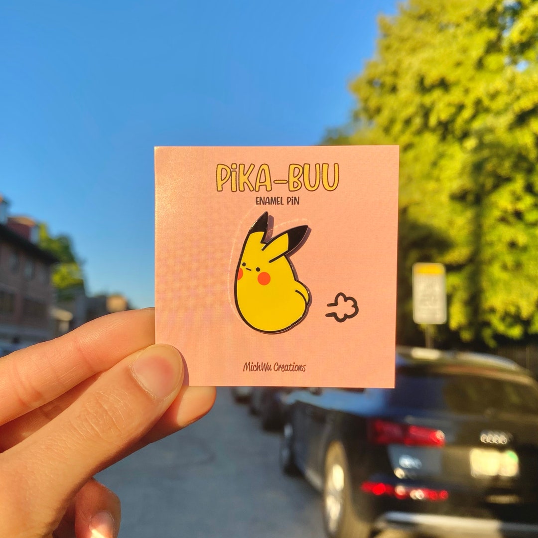 Pika-buu Enamel Pin | Pokemon Pikachu - Etsy