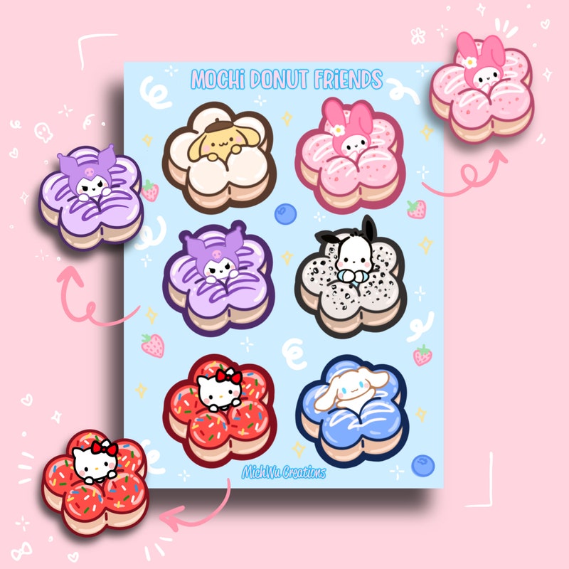 Mochi Sticker - Etsy