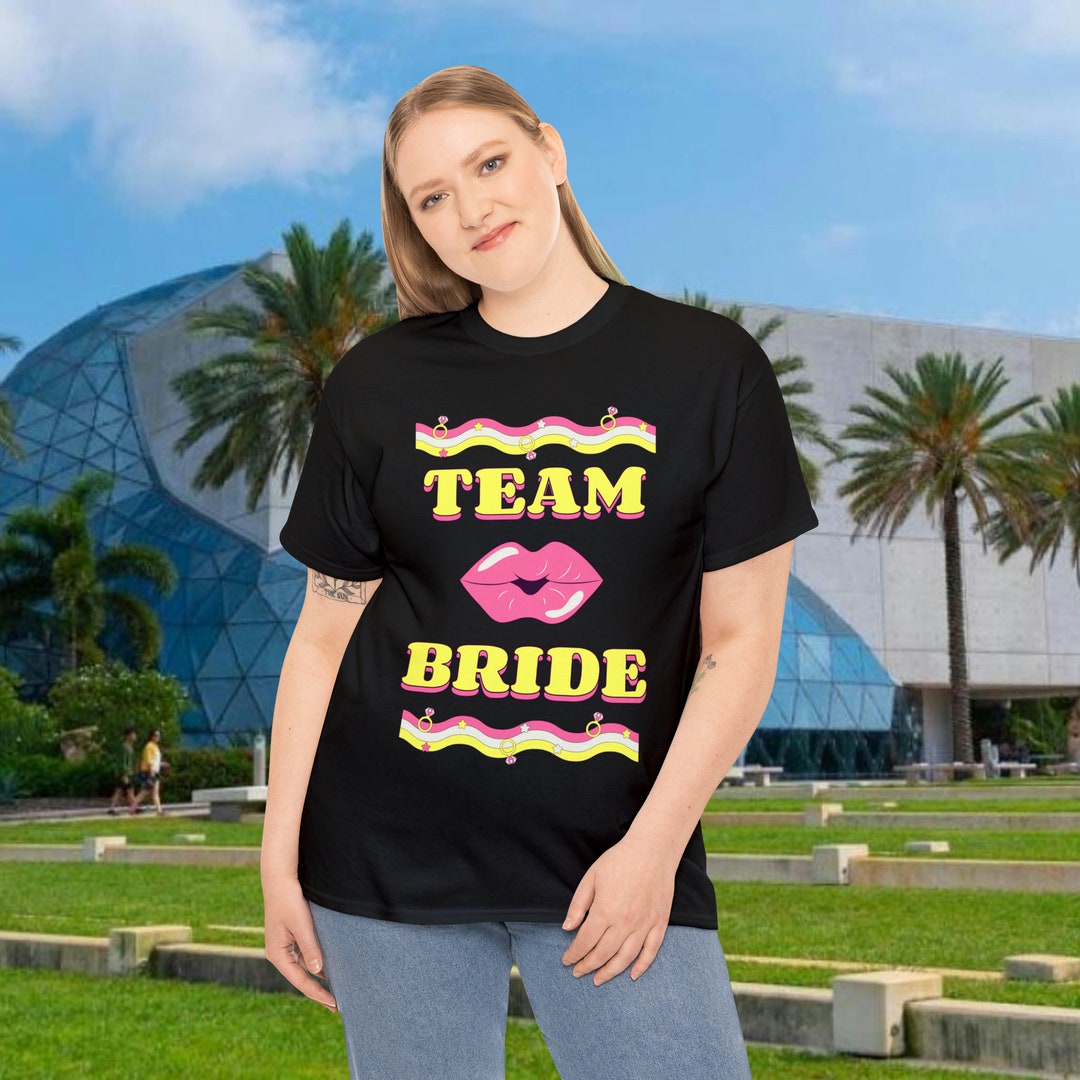 Retro Team Bride T-shirt Bachelorette Party Fun Nashville & Charleston ...