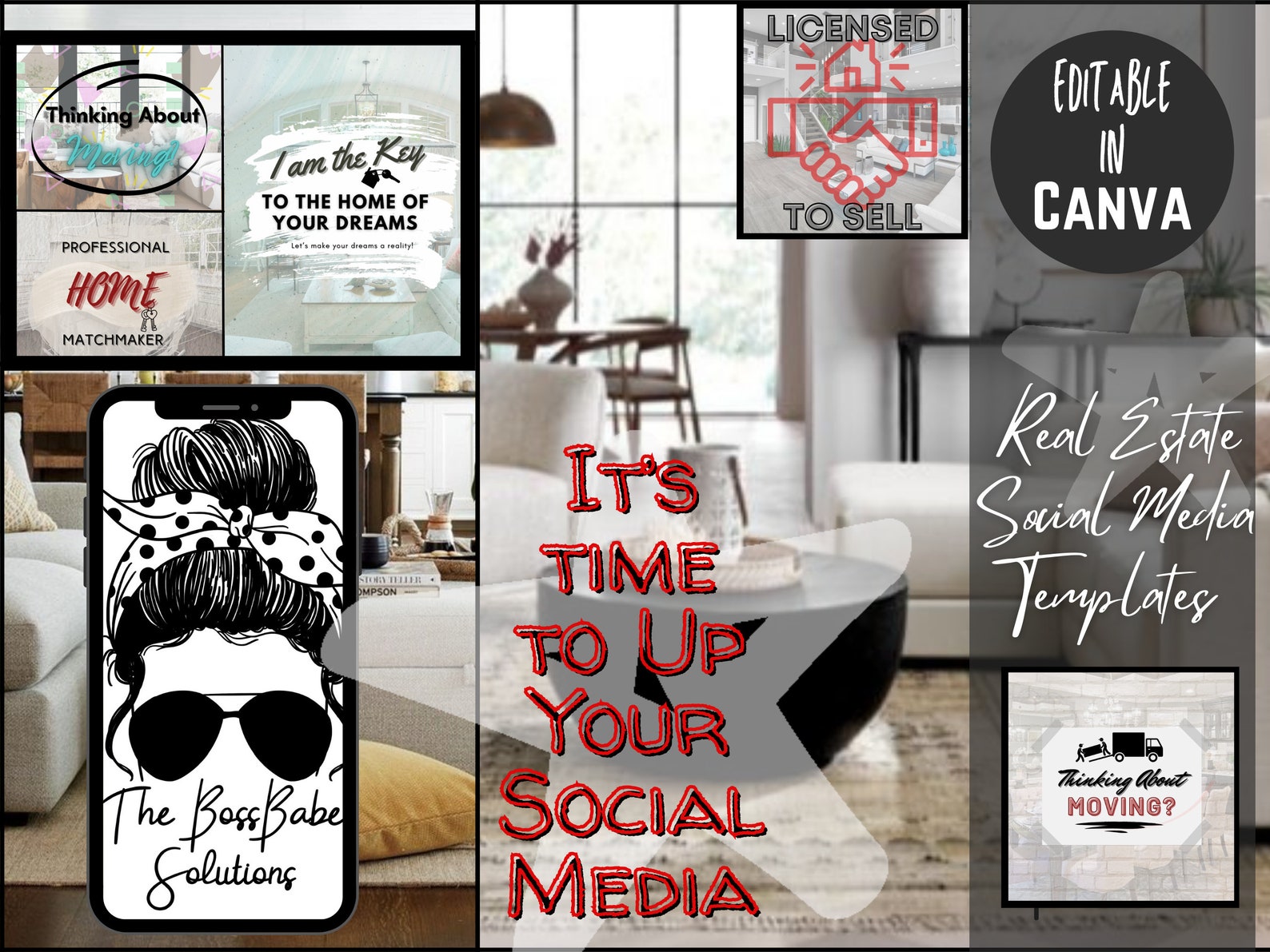 50 + Realtor Bundle Social Media Posts for Instagram Facebook Reels ...