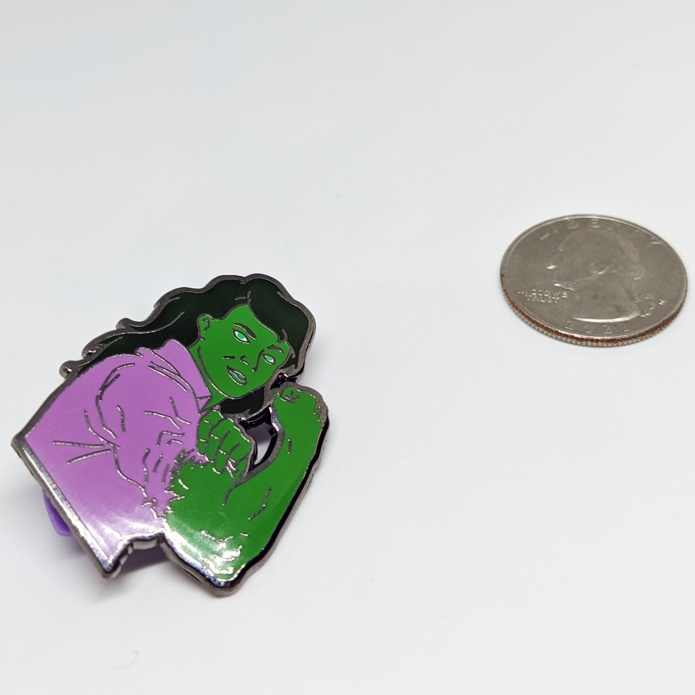 She-hulk We Can Do It Hard Enamel Pin Jennifer Walters - Etsy