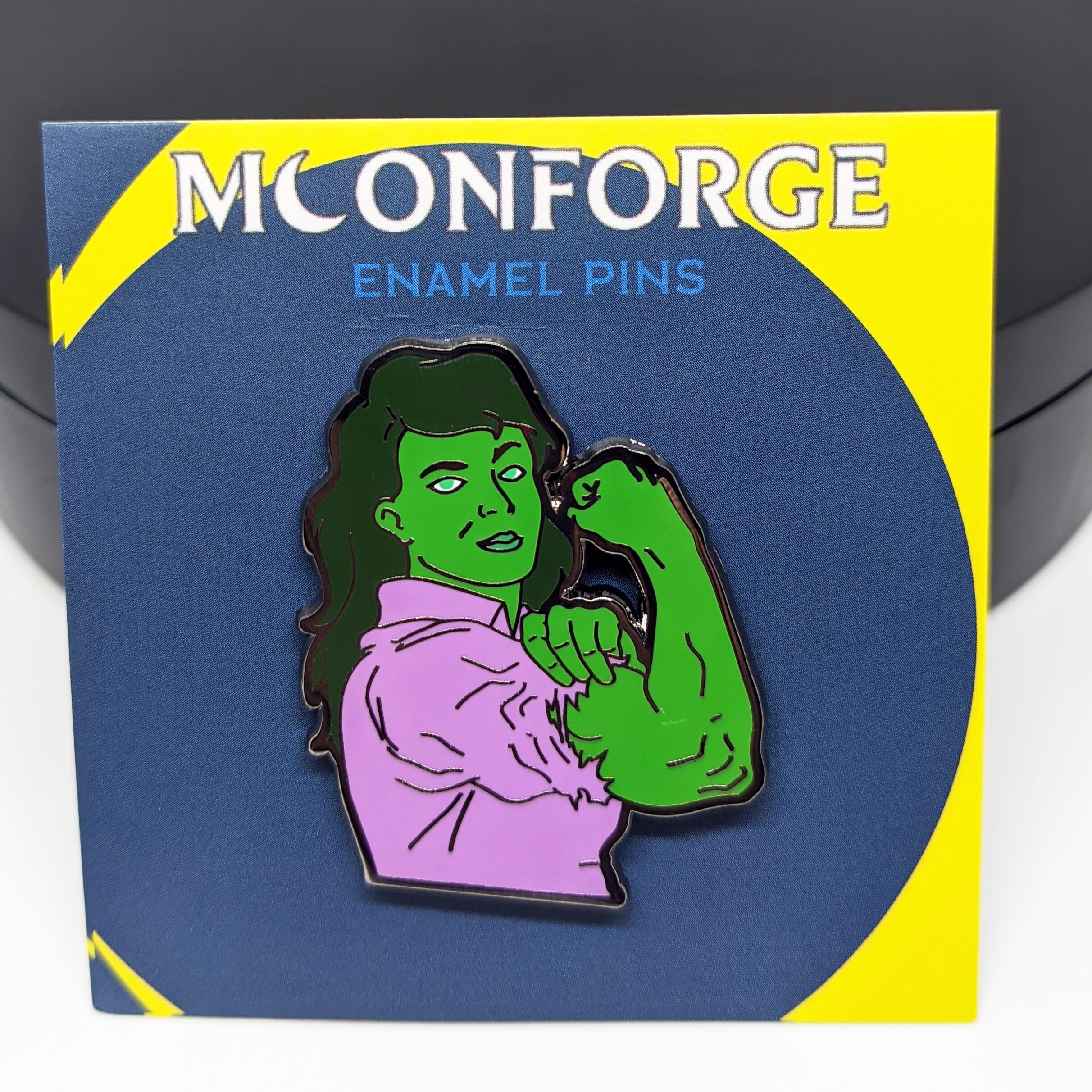 She-hulk We Can Do It Hard Enamel Pin Jennifer Walters - Etsy