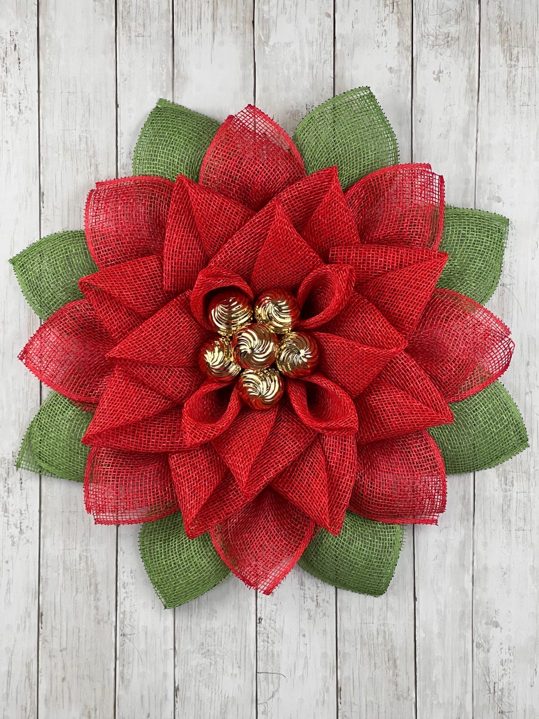 Christmas Wreath Front Door Poinsettia, Poinsettia Wreaths Front Door ...