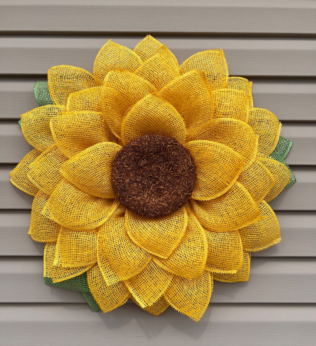 Sunflower Wreath for Front Door, Flower Wreath for Front Door ...