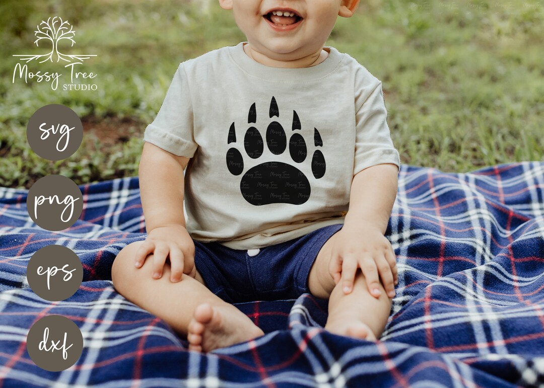 Bear Paw SVG | Animal Tracks SVG | Adventure Shirt SVG | Kids Tshirt ...