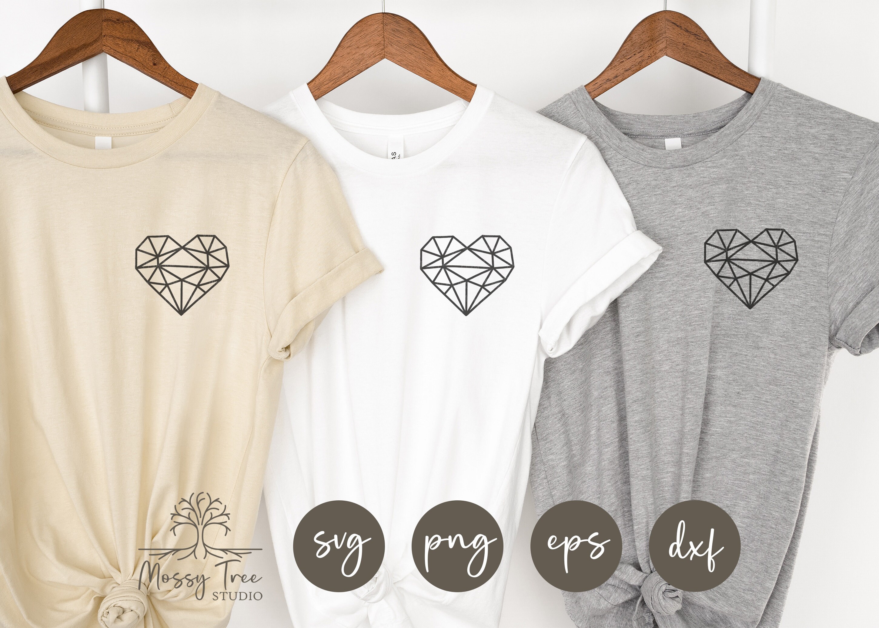 Geometric Heart SVG Geometric SVG Abstract Heart Shape PNG Love Heart ...